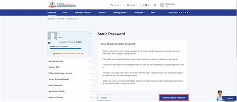Generate Static Password On New It Portal Learn By Quicko