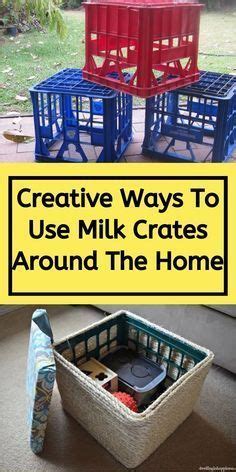 20 Milk Crates Diy Ideas Crate Diy Milk Crates Diy Milk Crates