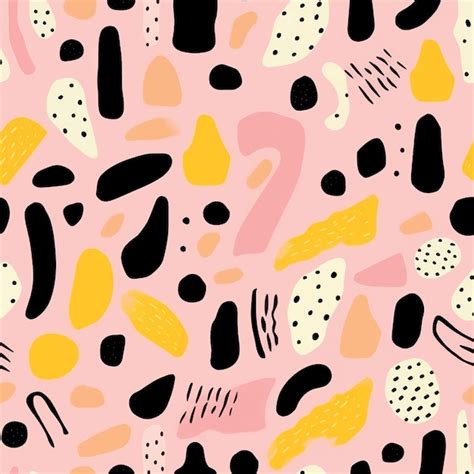 Abstract Pastel Pattern Design Premium Ai Generated Vector