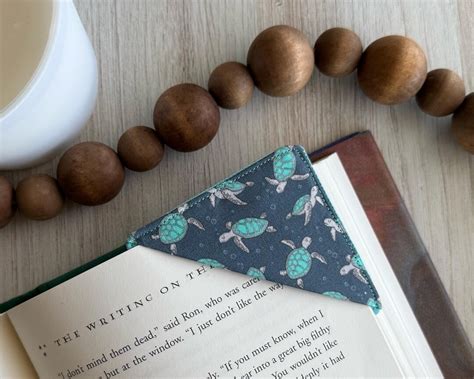 Turtle Fabric Corner Bookmark Oceancore Sea Turtle Ts Coastal