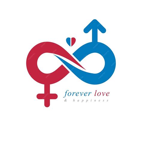 Premium Vector Love Forever Conceptual Logo Vector Symbol Created