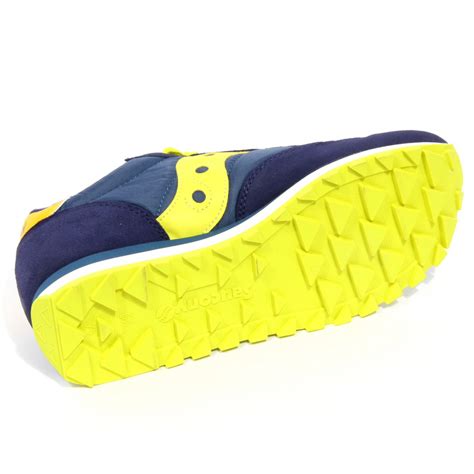G5334 Sneaker Uomo Saucony Jazz Original Blue Yellow Shoe Men