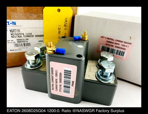 Eaton Ngfct120 Neutral Current Sensor 120001 Amp Unused — North
