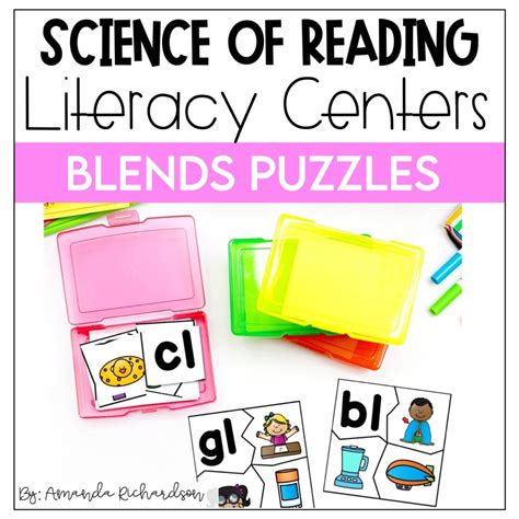 Beginning Blends And Ending Blends Puzzles Center Mrs Richardsons Class