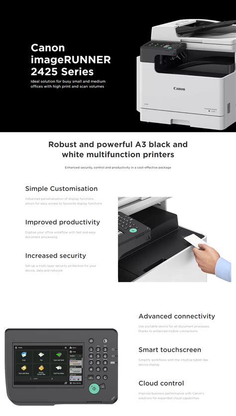 Canon Imagerunner 2425 Multifunction Laser Printer 25ppm Printed Speed