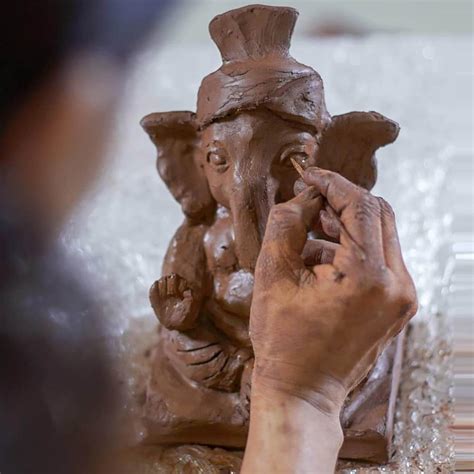 Natural Eco Friendly Mitti For Ganesh Idol Making 900g Premium Air