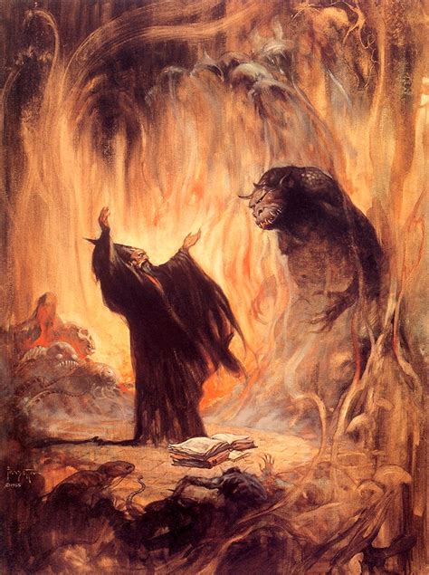 Incredible Artwork By Legendary Fantasy Artist Frank Frazetta Grasspeople
