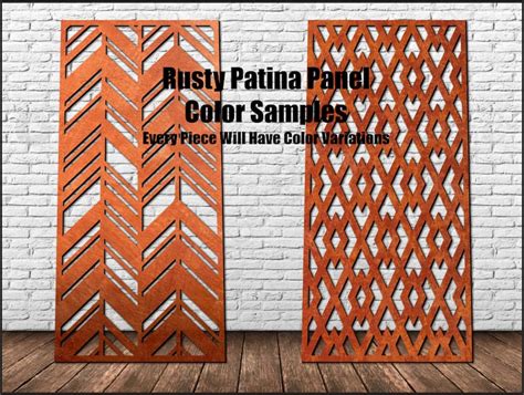 Birch Tree Railing Insert Metal Panel Decorative Metal Panel Deck