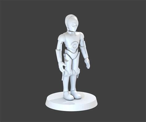 Protocol Droid C3 P0 Or Triple Zero By Tycho Download Free Stl