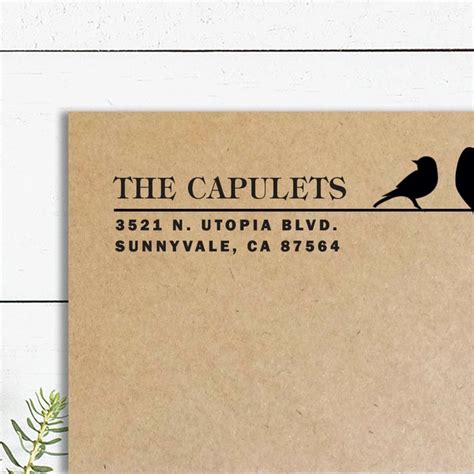 Crow Rubber Stamp Etsy