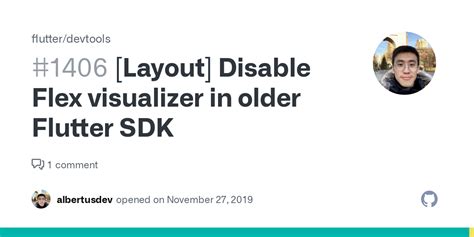 Layout Disable Flex Visualizer In Older Flutter Sdk Issue Flutter Devtools Github
