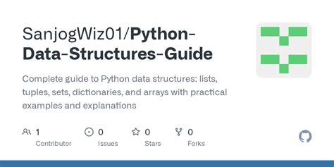 Github Sanjogwiz01python Data Structures Guide Complete Guide To