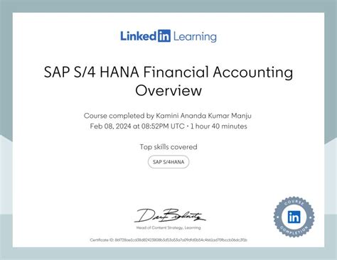 Kamini Ananda Kumar Manju On Linkedin Certificate Of Completion