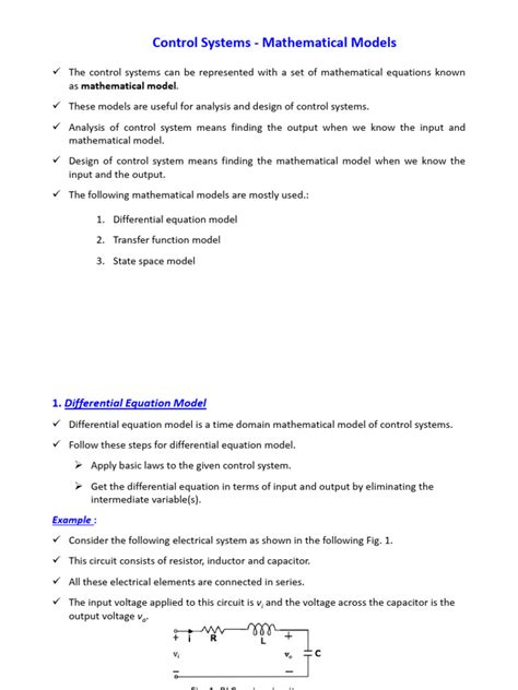Control Systems Presentation 2 Pdf Electricity Electrical