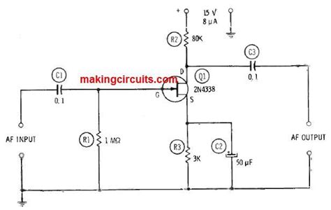 Fet Amplifier Circuits Making Easy Circuits