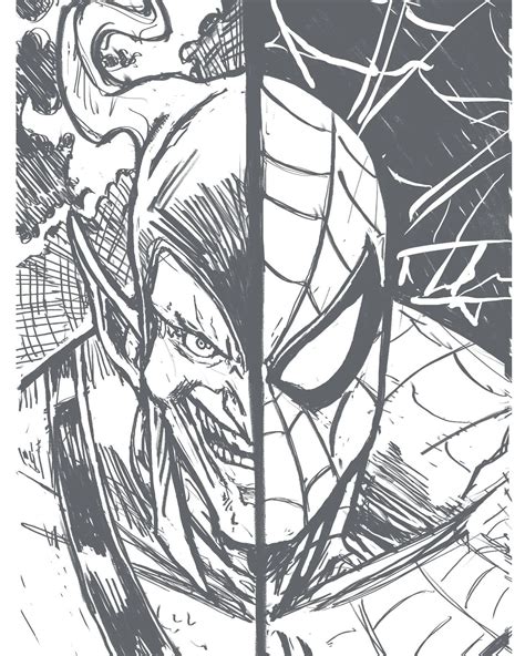 Michael Fulcher On Instagram Spider Man V Green Goblin Sketch