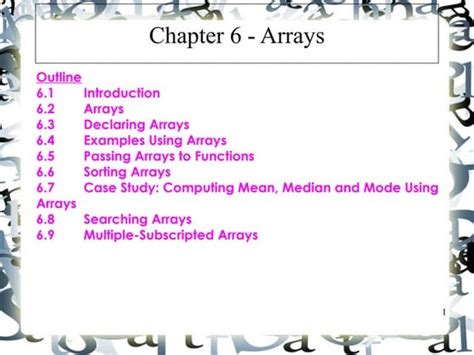 Arrays 06ppt