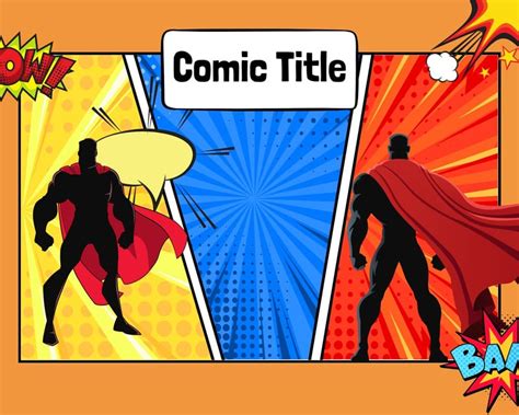 Page 3 Free Printable Comic Strip Templates You Can Customize Canva