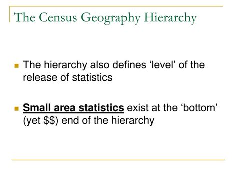 Ppt Standard Census Geography And Small Area Statistics Powerpoint