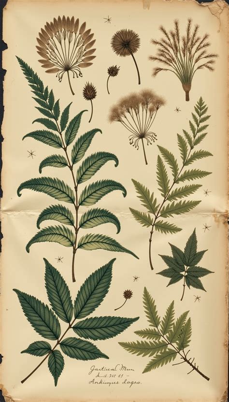 Free Vintage Botanical Illustrations Image Botanical Vintage Ferns