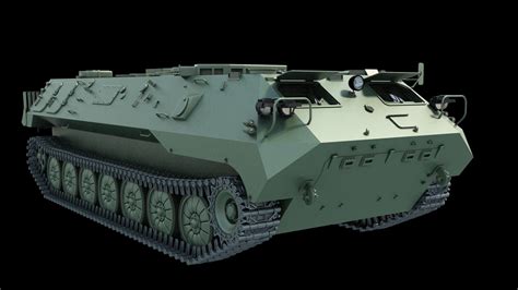 Mtlb U 3d Model Behance