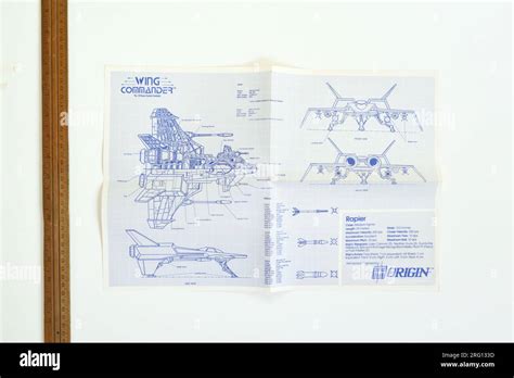 Rapier Poster From Wing Commander The 3 D Space Combat Simulator Stock