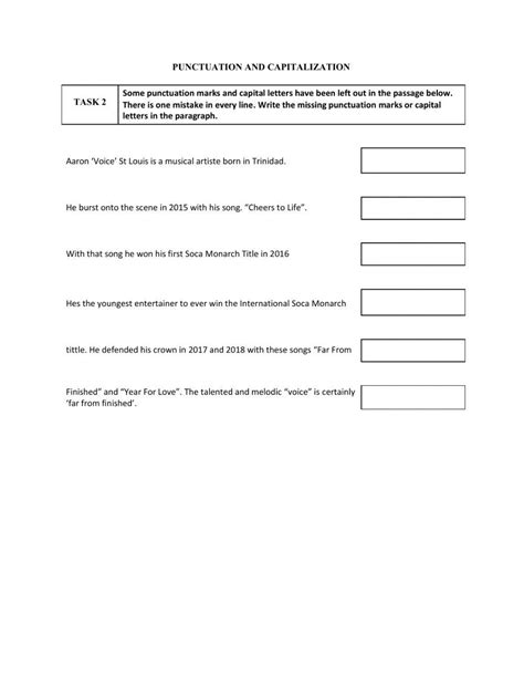 Punctuation And… Free Interactive Worksheets 388212