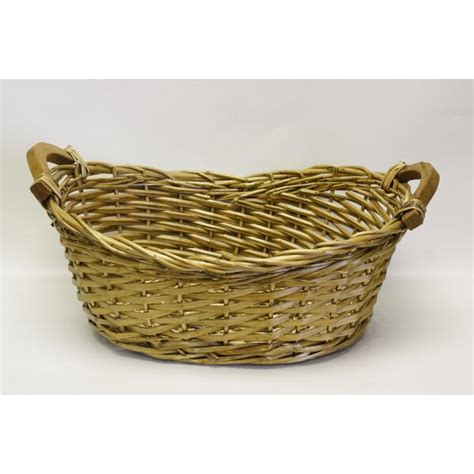 Destidesign Oval Willow Basket Wayfair