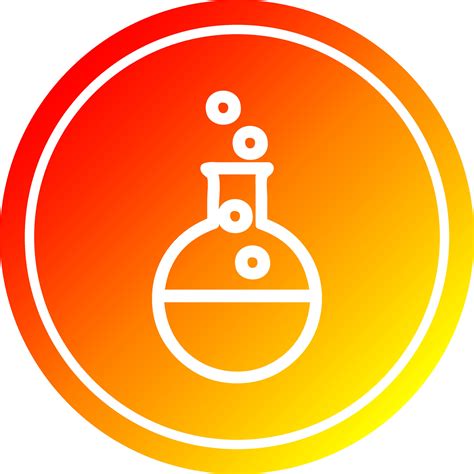 Science Experiment Circular In Hot Gradient Spectrum 10159297 Vector