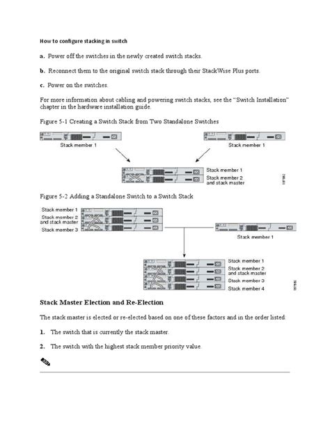 How To Configure Stacking In Switch Pdf Digital Technology
