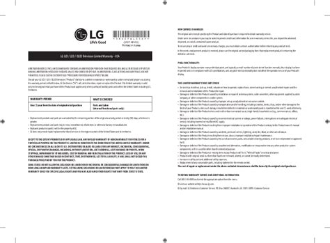 Lg 43uq7590pub 43 Inch Led 4k Uhd Smart Webos Tv User Guide