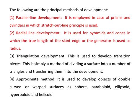 Development Of Surfaces Pptx