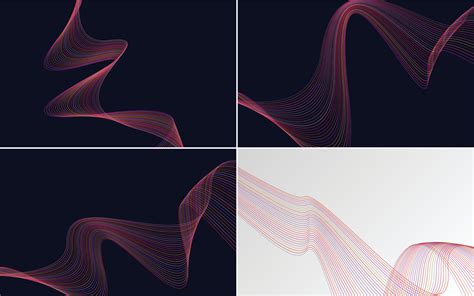 Add Visual Interest To Your Presentations With This Set Of 4 Vector
