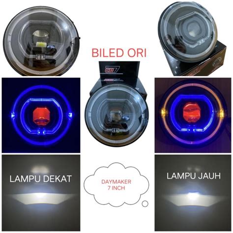 Jual Headlamp Projector Biled 7 Inch Biled Ori 7 Inch Cr7 Plus Sein