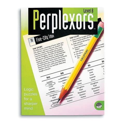 Perplexors Level B Mindware Logic Puzzles Logic Brain Teasers