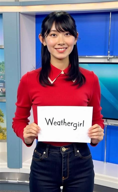 Saya Hiyama The Japanese Weather News Girl V1 Wip Seaart Ai модель