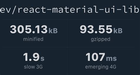 Jayjonesdevreact Material Ui Library Bundlephobia