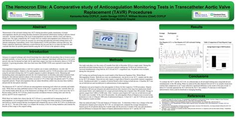 Hemocron Elite A Comparative Study Of Anticoagulation Monitoring Tests
