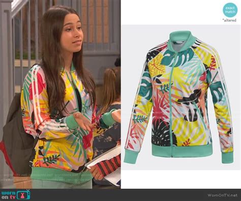 Wornontv Tesss Tropical Print Track Jacket On Ravens Home Sky Katz