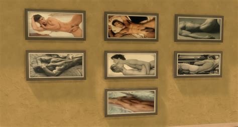 Gay Male Wall Art Haul Downloads The Sims 4 Loverslab