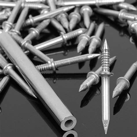 Double Head Skirting Thread Seamless Nail