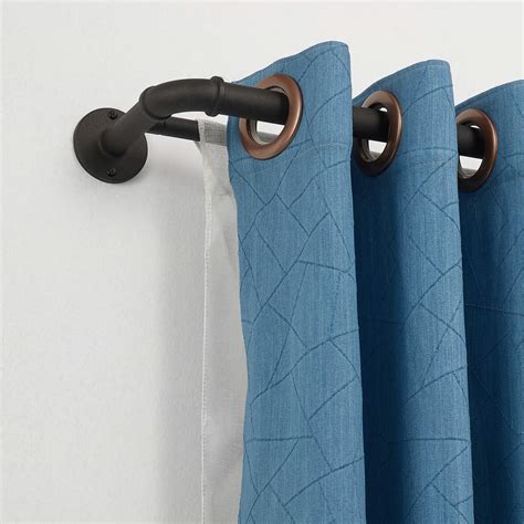 Double Industrial Curtain Rods Iron Curtain Rod For