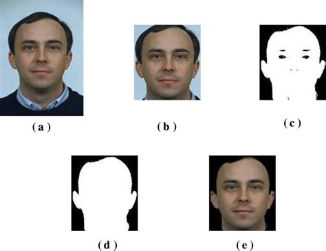 A Face Image From FERET Face Database B The Segmented Image By Using Download Scientific