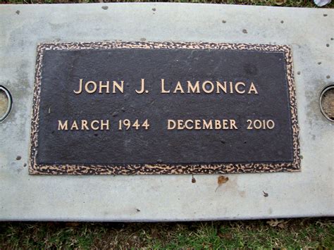 John J Lamonica 1944 2010 Find A Grave Memorial