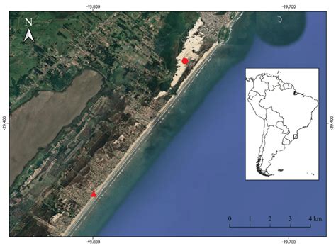 Location Map Of Sampling Areas For The Two Populations Of Liolaemus Download Scientific Diagram