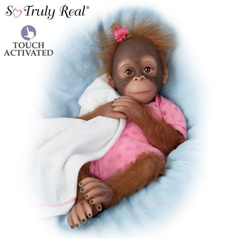 Annabelles Hugs So Truly Real Poseable Lifelike Monkey Doll 47 Off