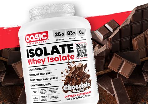 Chocolate Basic Isolate For Protein Boost Basic Supplements