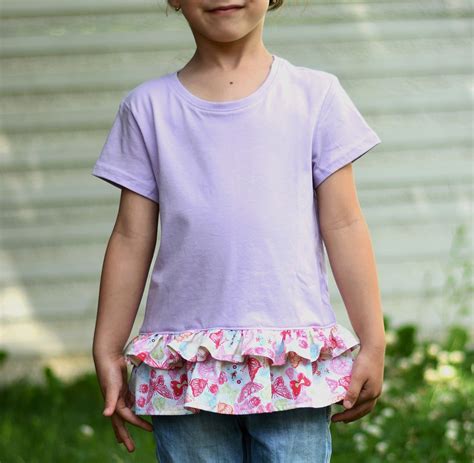 Easy T Shirt Refashion How To Add Ruffles Tutorial I Can Sew This