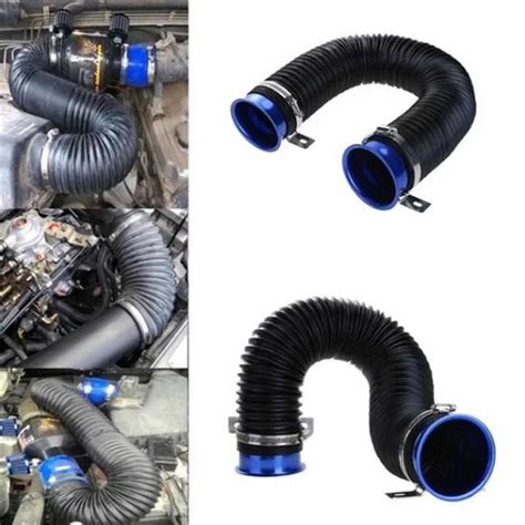 Universal Flexible Air Intake Pipe Inlet Hose Tube Duct Multi Aluminum