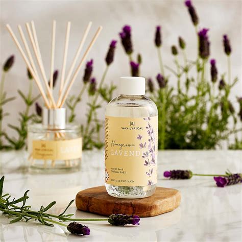 Home Grown Lavender 200ml Diffuser Refill Dunelm